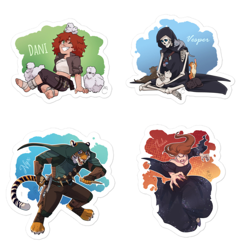 NPC Sticker Pack – Bad Heroes Shop